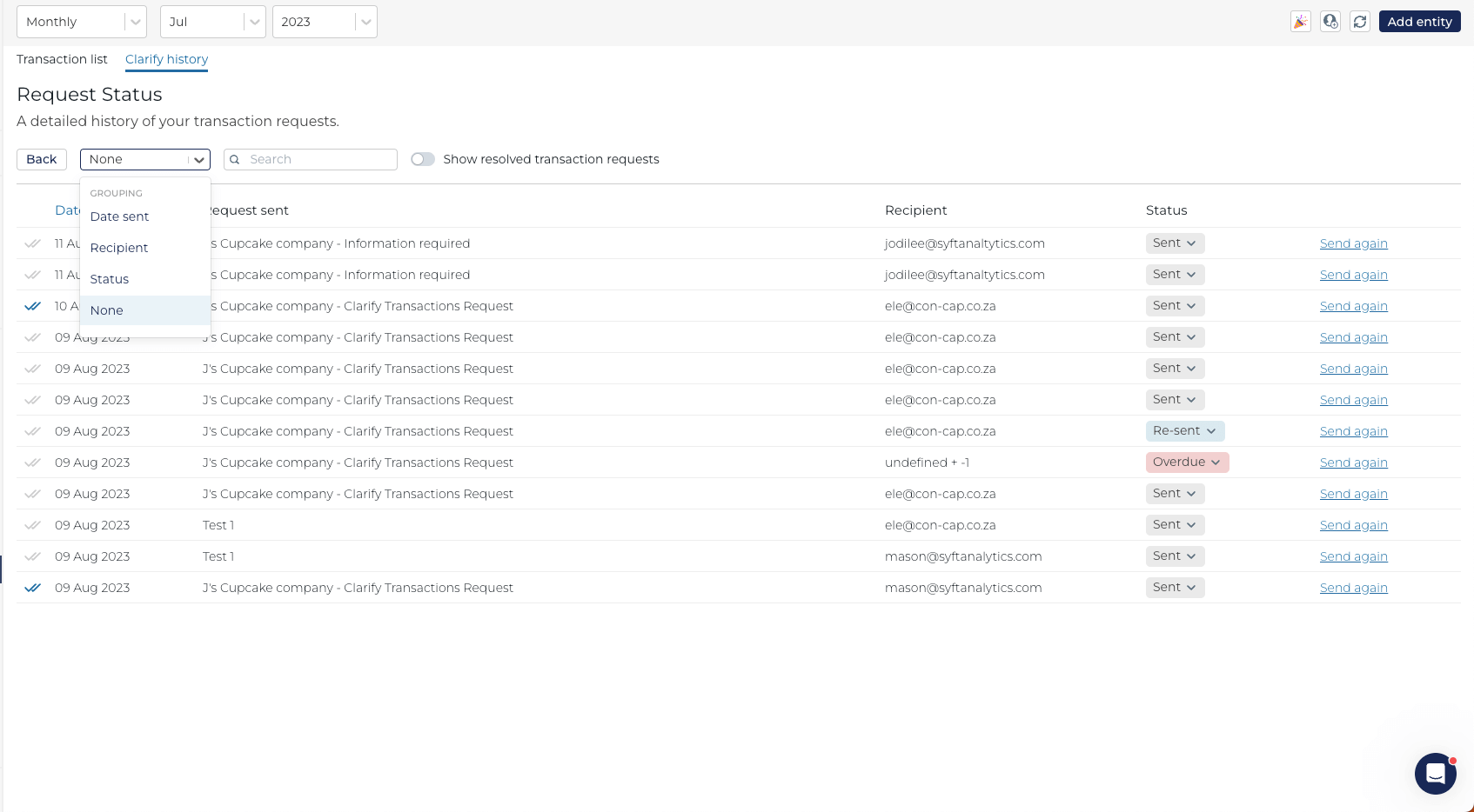 Clarify | Syft Analytics