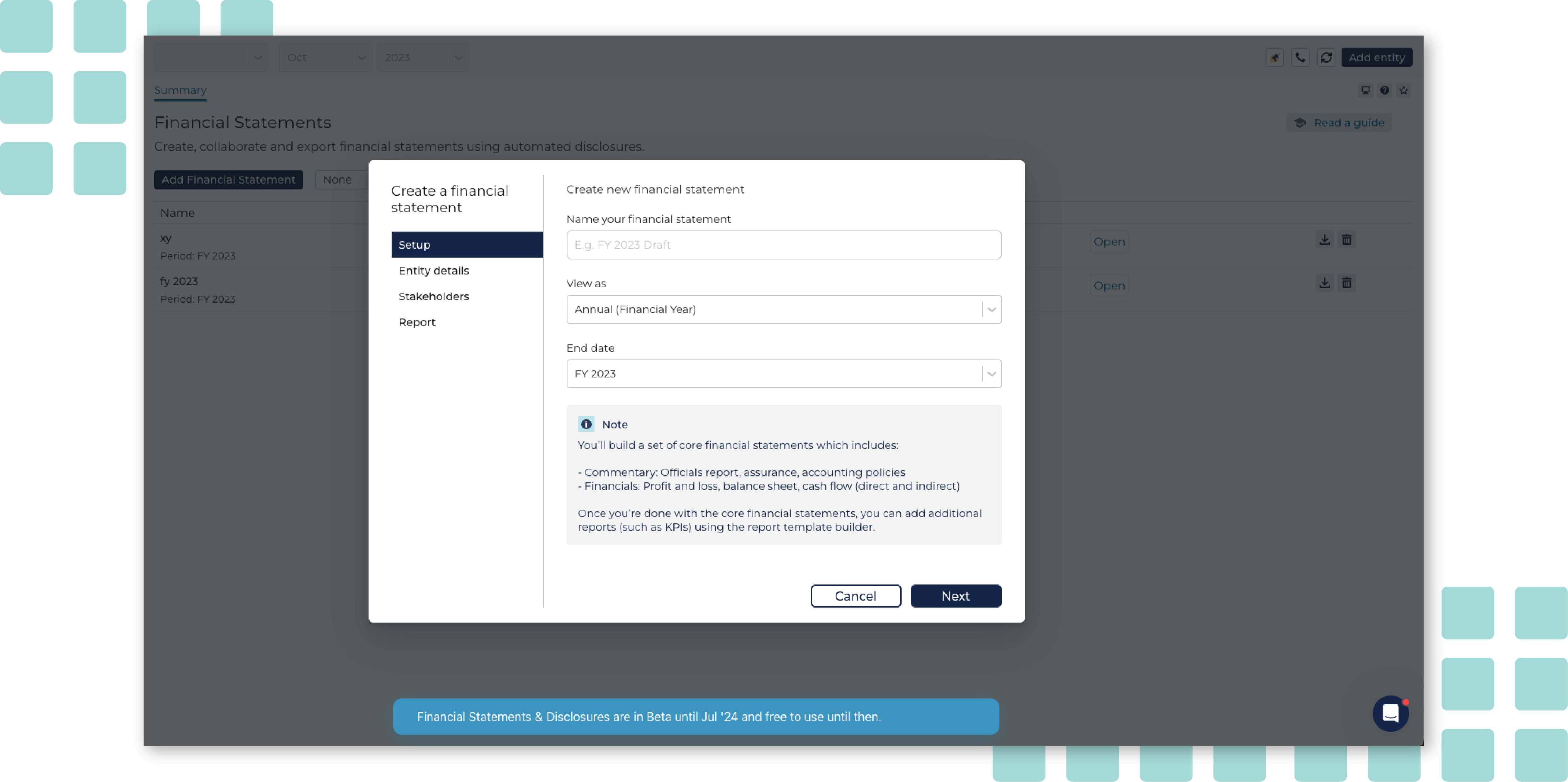Create A Financial Statement Syft Analytics